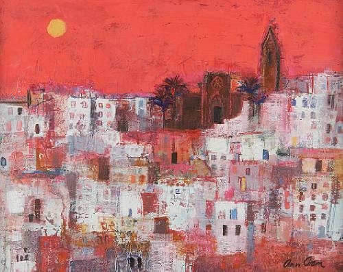Ann Oram | Vejer with Pink Skies | MutualArt
