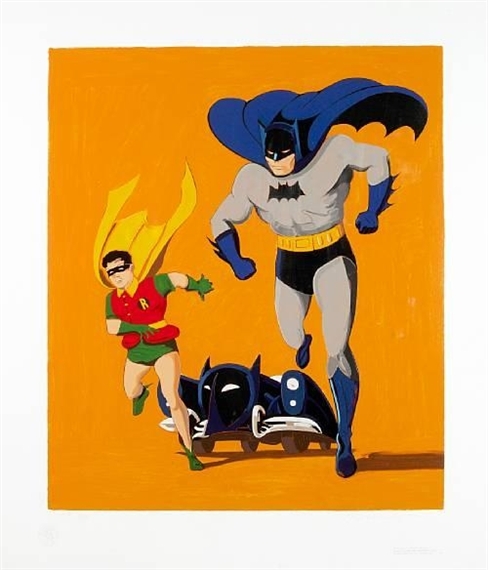 Mel Ramos | Batman, Robin and Batmobile (1989) | MutualArt