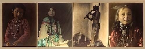 Carl Moon | A Group of Four Portraits | MutualArt