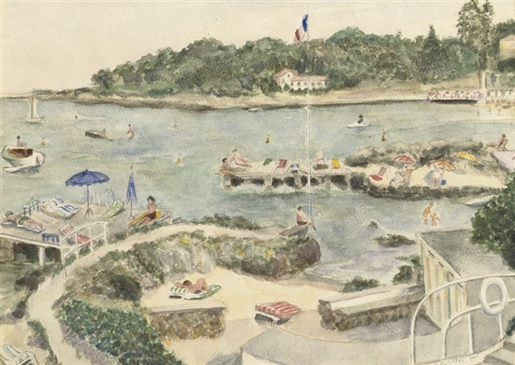 George Friedrich Ferdinand Schiller | Plage Garoupe, France | MutualArt