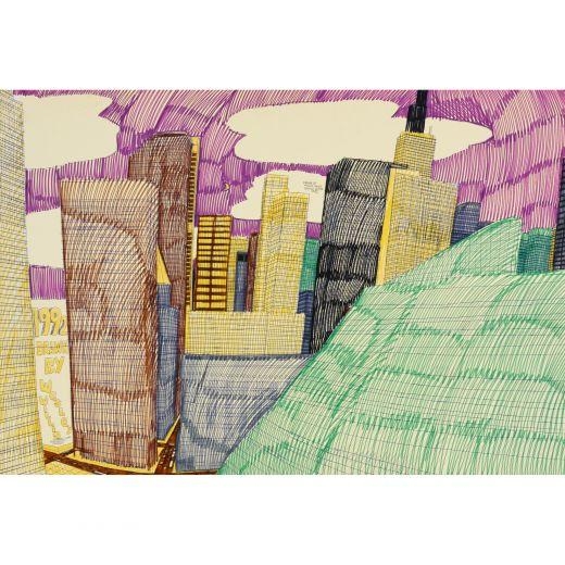 Wesley Willis | Chicago Skyline (1992) | MutualArt