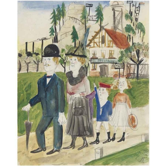 Otto Dix | SONNTAGSSPAZIERGANG (SUNDAY STROLL) (1922) | MutualArt