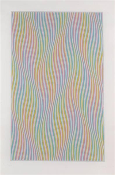 Bridget Riley | 'Elapse' (1982) | MutualArt