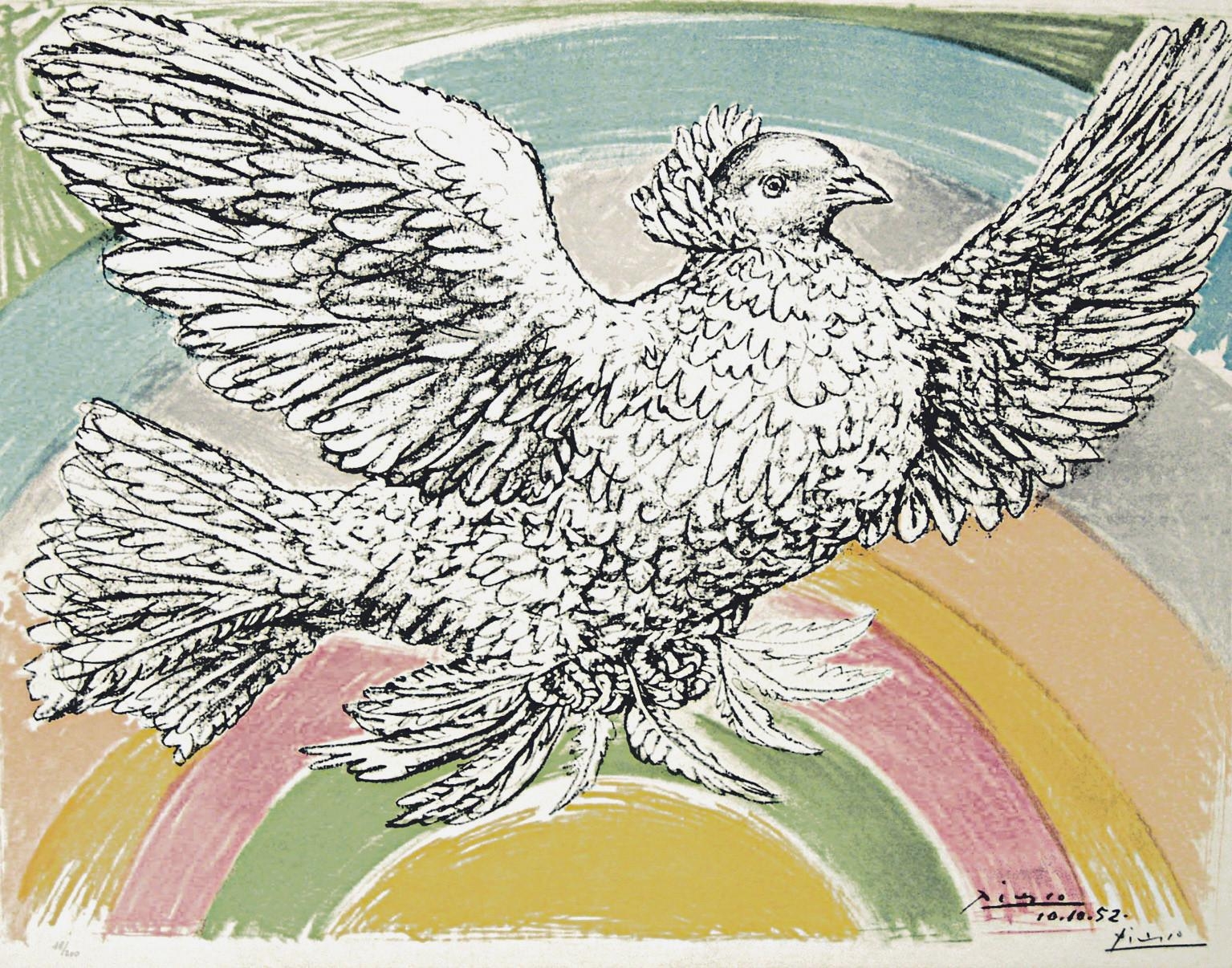 Pablo Picasso | COLOMBE VOLANT (1952) | MutualArt