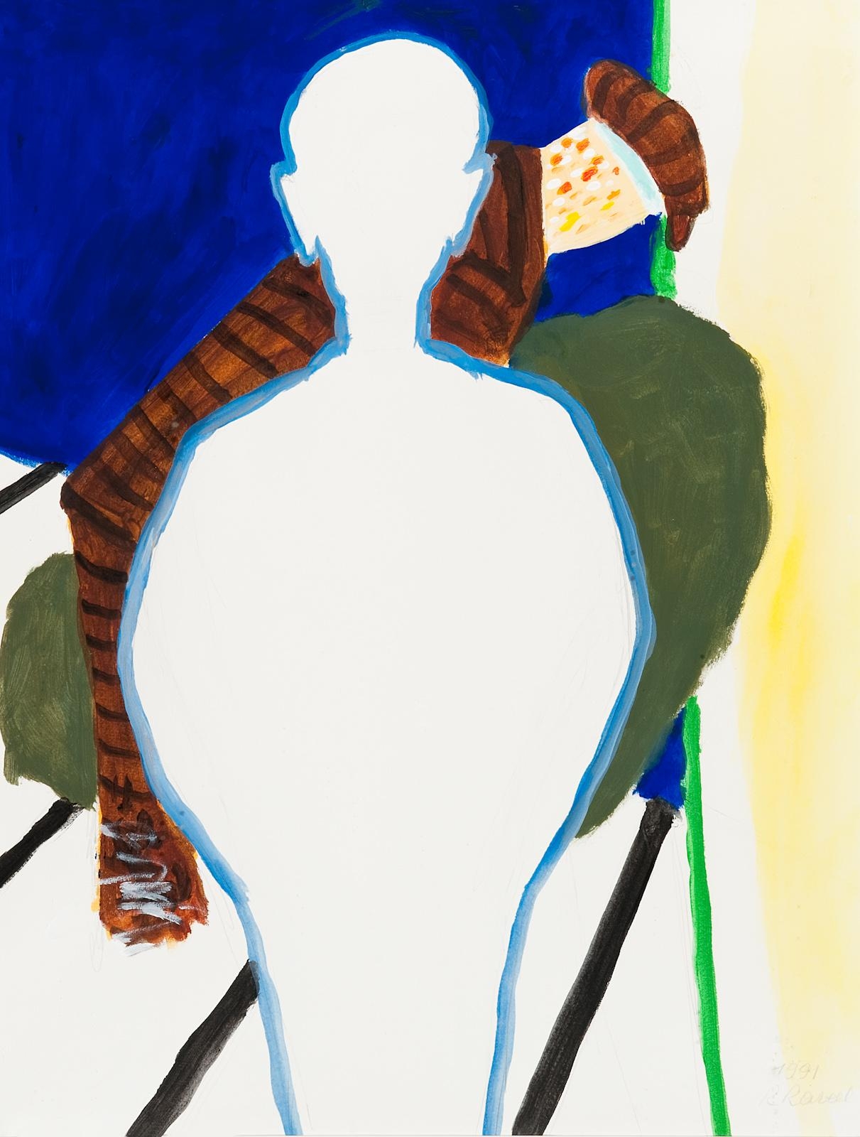 Roger Raveel | VADER EN ZOON (1991) | MutualArt