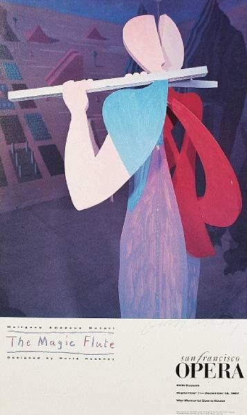 David Hockney | 'The Magic Flute' (1987) | MutualArt