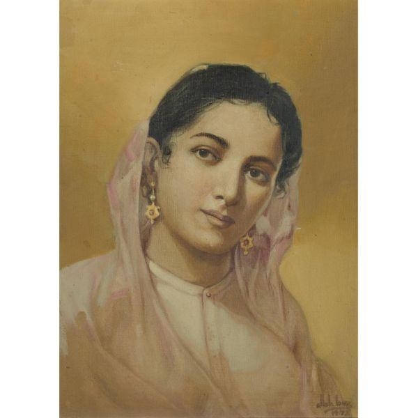 Ustad Allah Bux | UNTITLED (PORTRAIT) | MutualArt