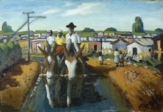 George Pemba | Township Scene | MutualArt