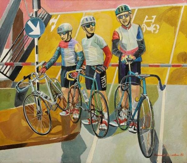 Alexander Cecil Podlashuc | Training for the Argus Cycle Race | MutualArt