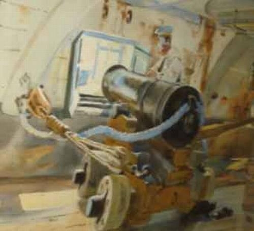 Fred Roe | 'Tween decks on the old Victory' | MutualArt