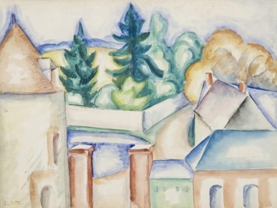 André Lhote | PAYSAGE AUX TOITS | MutualArt