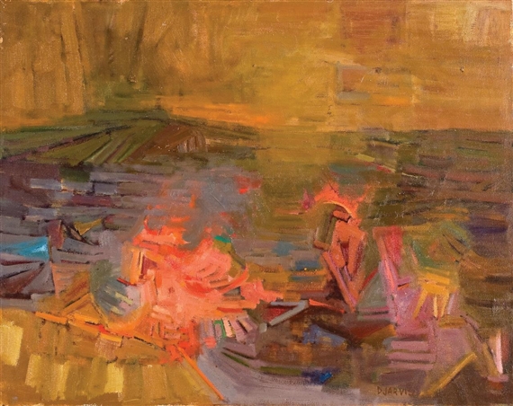 Donald Jarvis | DYING FIRE (1958) | MutualArt