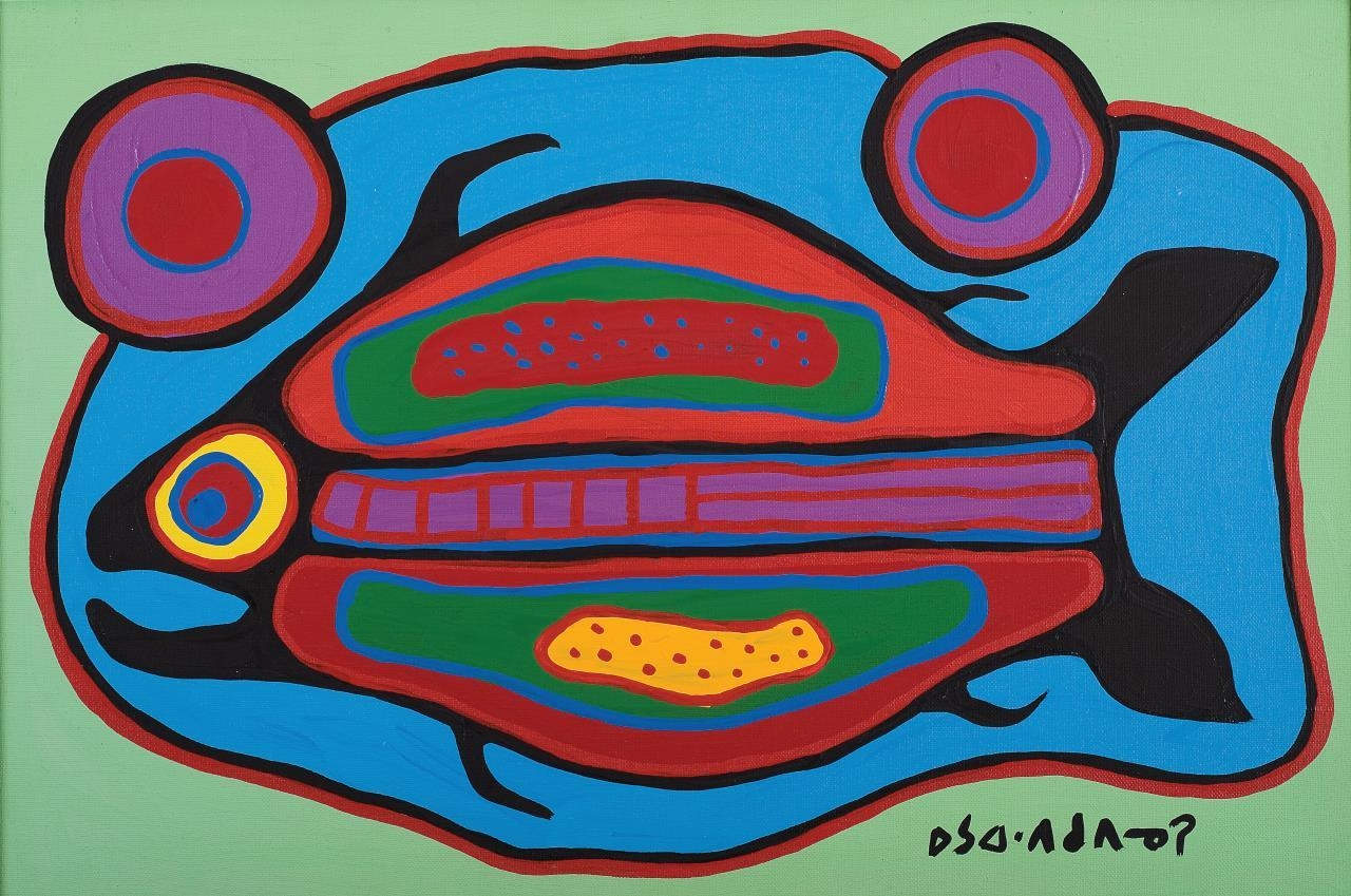 Norval Morrisseau | FISH | MutualArt
