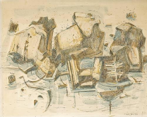 Phil Dike | Big Sur Shapes, No.5 (1968) | MutualArt