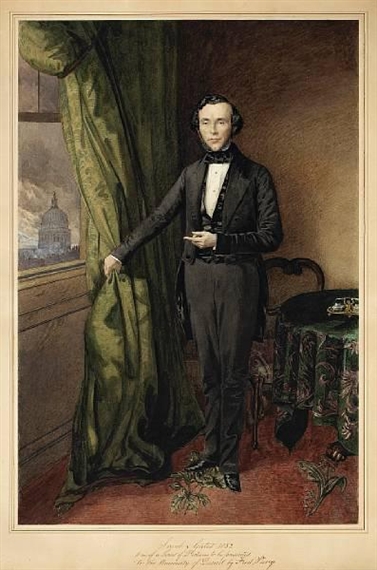 Frederick Piercy | Portrait of Jacob Gates (1852) | MutualArt