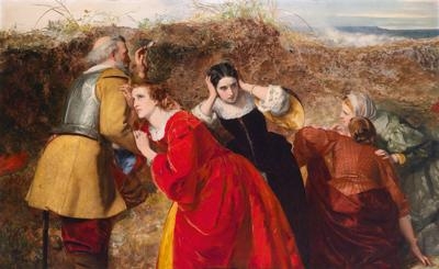 Frederick Richard Pickersgill | Women and children at the well (1868 ...