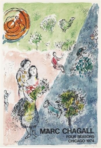 Marc Chagall | Four seasons (1974) | MutualArt