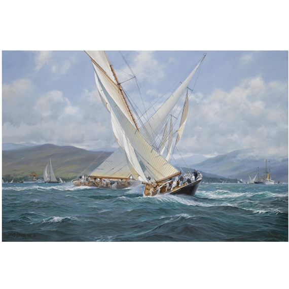 David Brackman | Britannia Racing in the Clyde | MutualArt