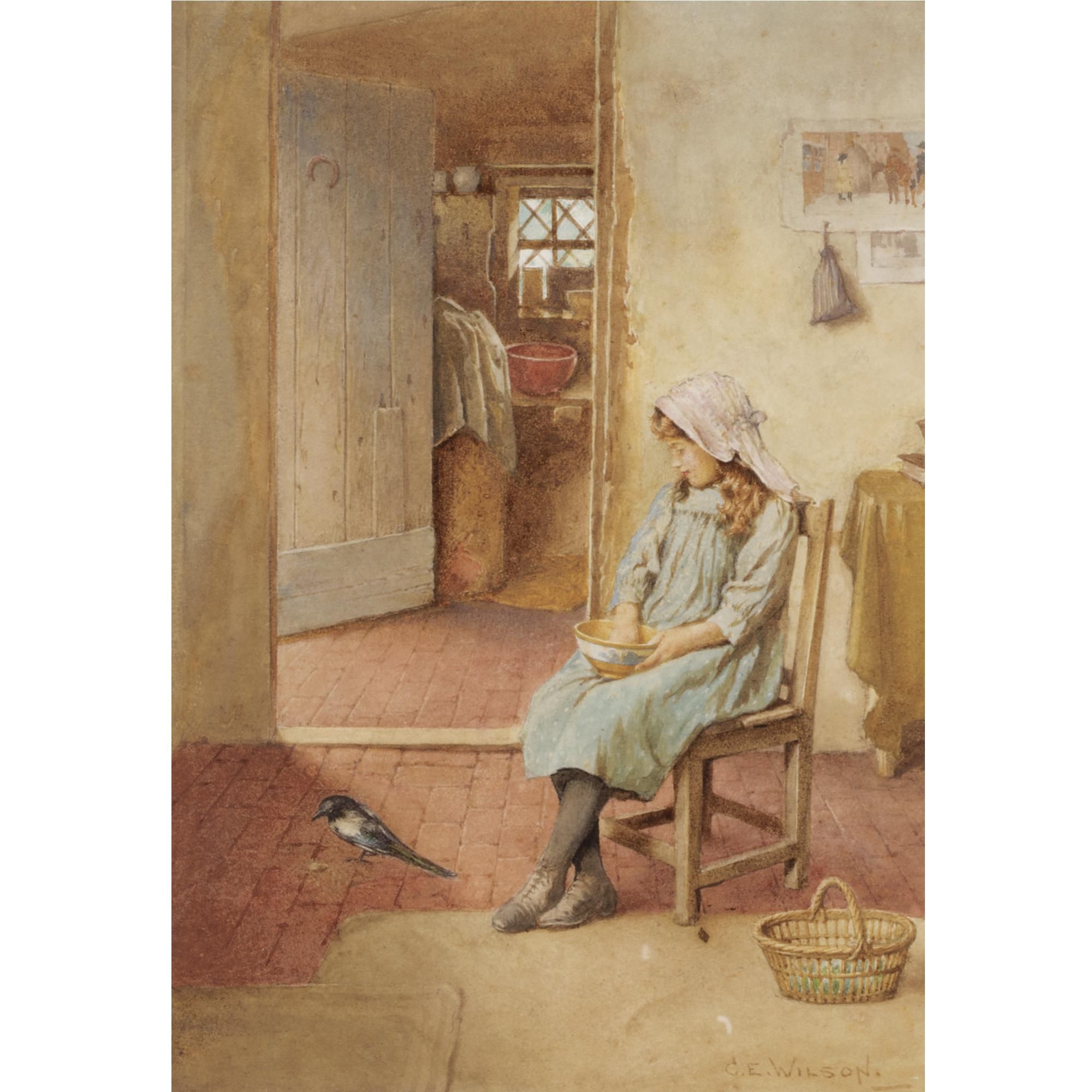 Charles Edward Wilson | Blowing Bubbles | MutualArt