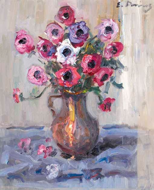 Hector Doukas | STILL LIFE WITH ANEMONES | MutualArt