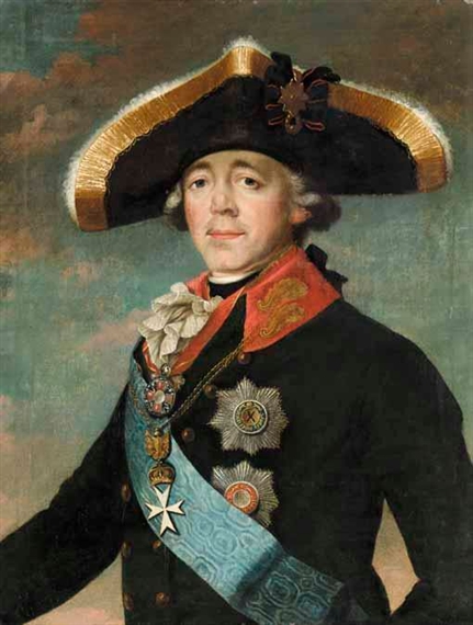 Russian School, 19th Century | PORTRAIT OF EMPEROR PAUL I | MutualArt