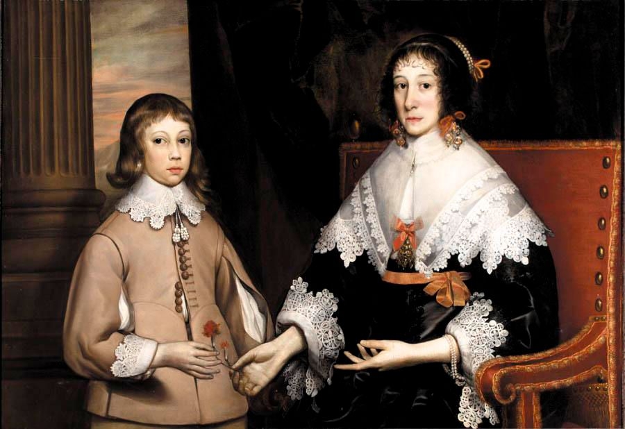 Edward Bower | PORTRAIT OF A LADY AND HER SON | MutualArt