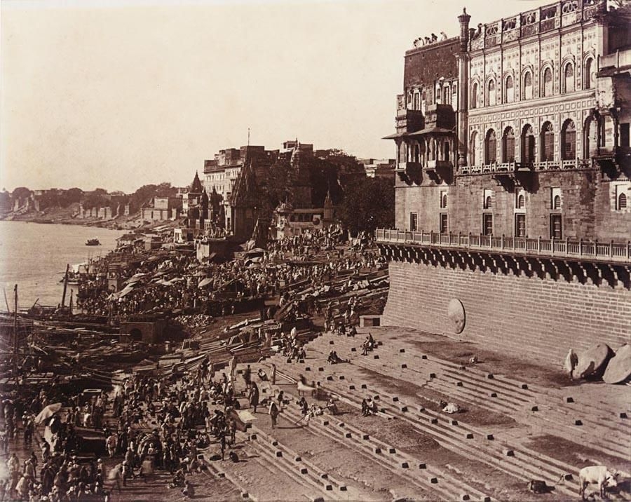 Unknown | VARANASI. THE MAN MANDIR GHAT, THE GHORA GHAT, THAT PRAYAG ...