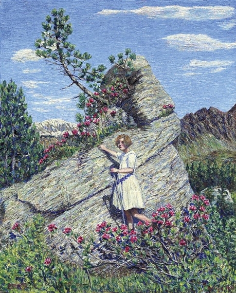 Gottardo Segantini | ROCCIA FIORITA, 1922 ROCCIA FIORITA, 1922 | MutualArt