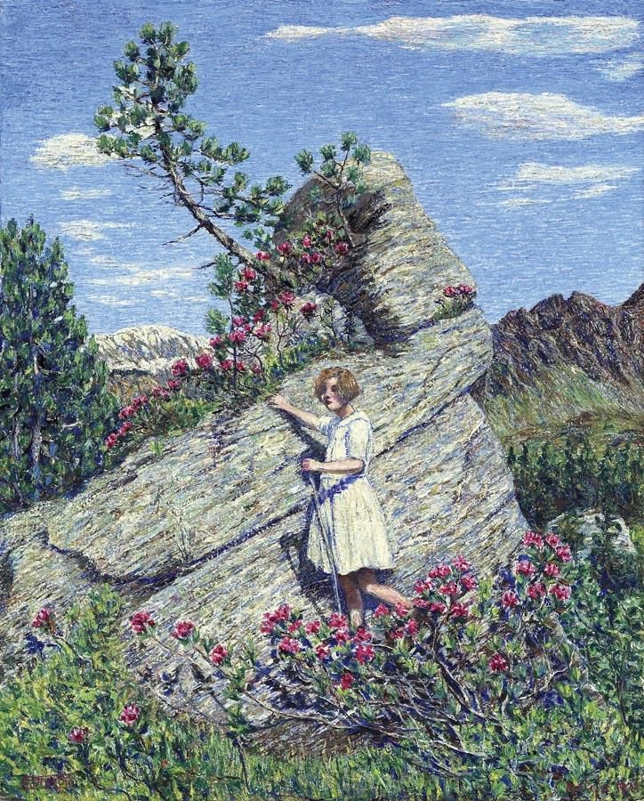 Gottardo Segantini | ROCCIA FIORITA, 1922 ROCCIA FIORITA, 1922 | MutualArt