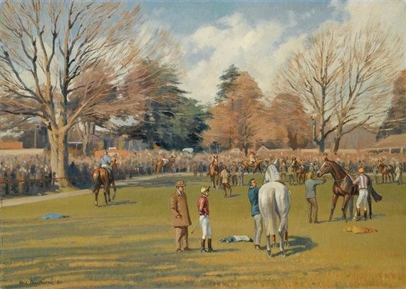 Neil Cawthorne | THE PADDOCK, FONTWELL PARK | MutualArt