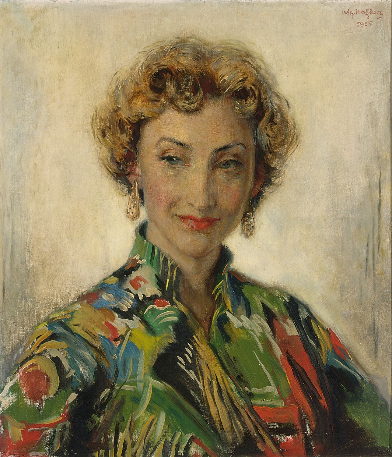 Willem Gerard Hofker | portrait of Mrs. Aase Rasmussen | MutualArt