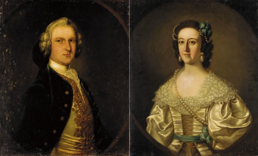Thomas Bardwell | Portrait of Sigismund Trafford, and his wife ...
