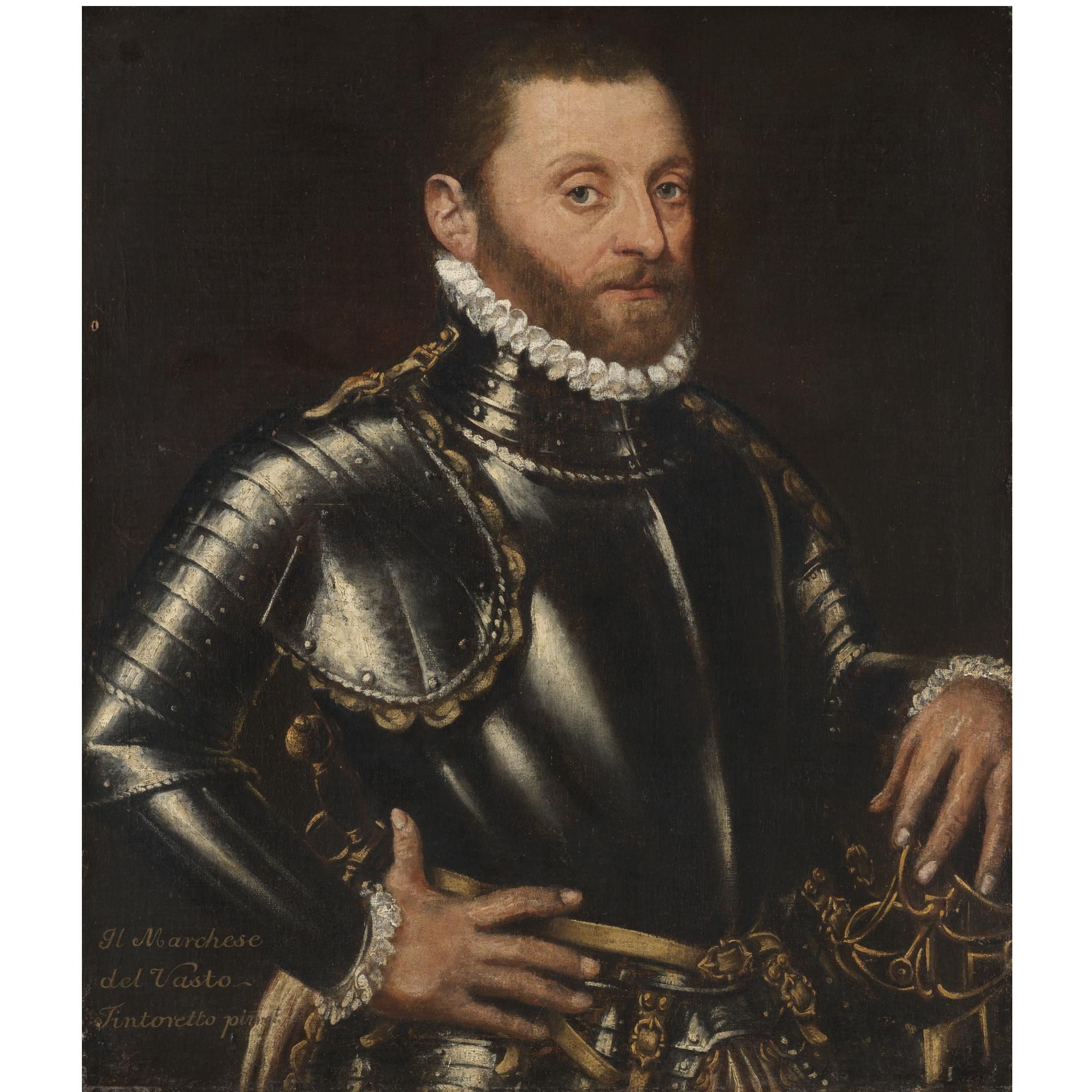 Venetian School, 16th Century | Portrait of a nobleman, half length ...