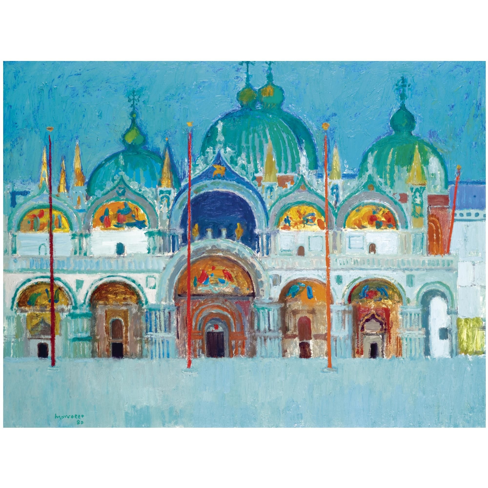 Alberto Morrocco | basilica, piazza san marco | MutualArt