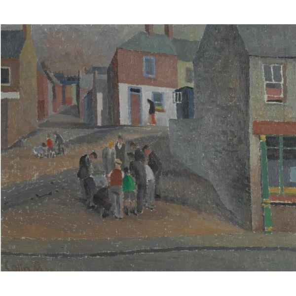 Colin Middleton | BELFAST STREET SCENE (1940) | MutualArt
