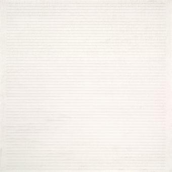 Agnes Martin | Untitled #6 (1983) | MutualArt