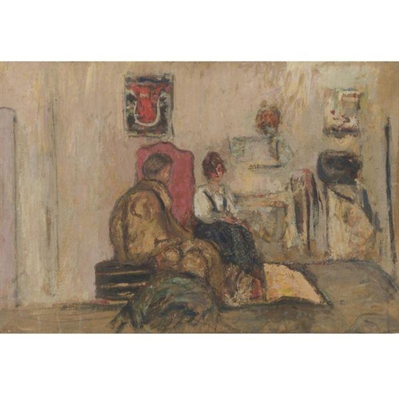 Édouard Vuillard | YVONNE PRINTEMPS DANS SA LOGE | MutualArt