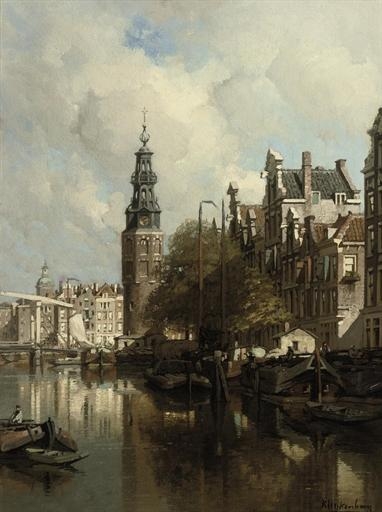 Johannes Christiaan Karel Klinkenberg A View Of The Montelbaanstoren