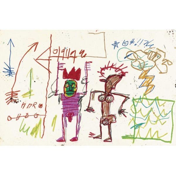 Jean-Michel Basquiat | Untitled (Skull) (Circa 1981) | MutualArt