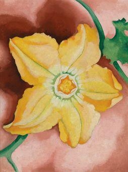 Georgia O'Keeffe | Squash Blossom (1925) | MutualArt