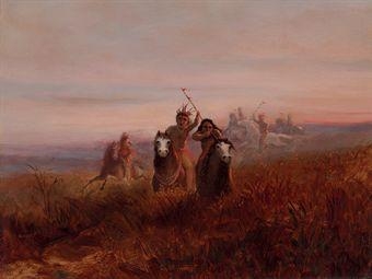 Charles Ferdinand Wimar | The War Party (1860) | MutualArt