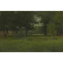 George Inness | Sunrise in the Apple Orchard (Circa 1892) | MutualArt
