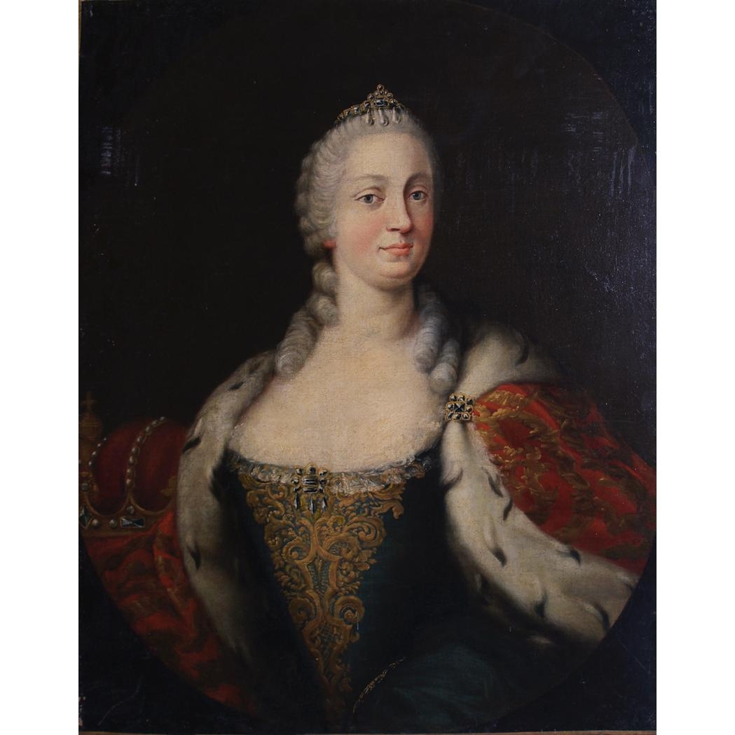 Austrian School, 18th Century | The Empress Maria Theresa, within a ...