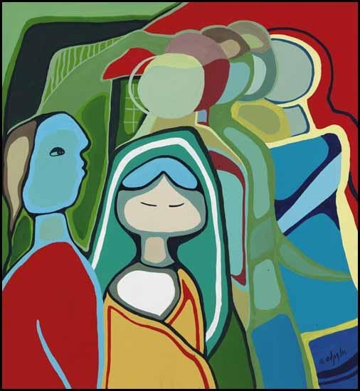 Daphne Odjig | All the World is a Stage | MutualArt