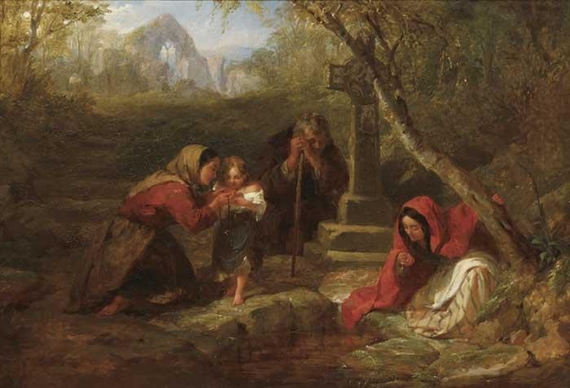Frederick Goodall | THE HOLY WELL | MutualArt