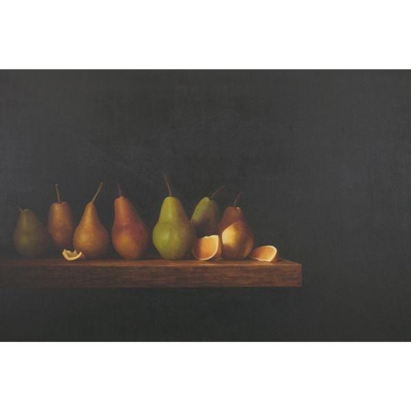Malcolm Rains | STILL LIFE WITH SEVEN PEARS AND ORANGE SLICES (1996 ...