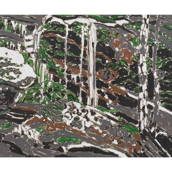 David B. Milne | DRYING WATERFALL (1916) | MutualArt