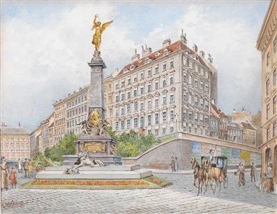 Ludwig Hofbauer | Mölkerbastei and Liebenbergdenkmal | MutualArt