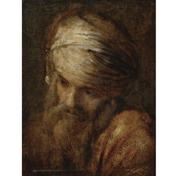 Rembrandt van Rijn | PORTRAIT OF A MAN IN A TURBAN | MutualArt