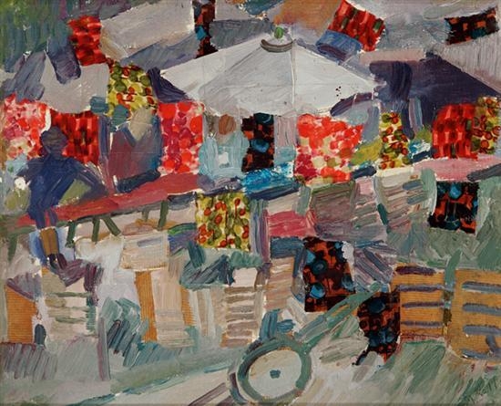 Alfred Reth | Scène de marché | MutualArt